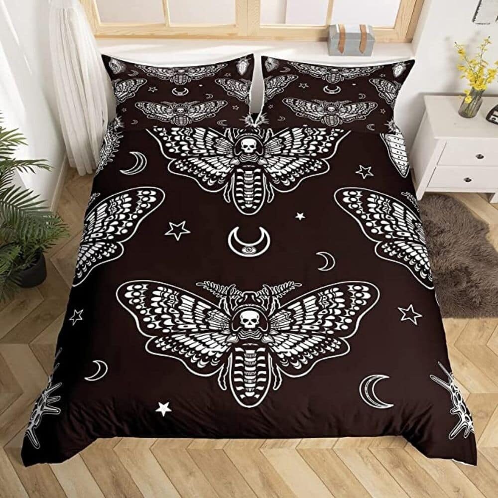 Moon Death Moth Duvet Set – Atmostfear Entertainment